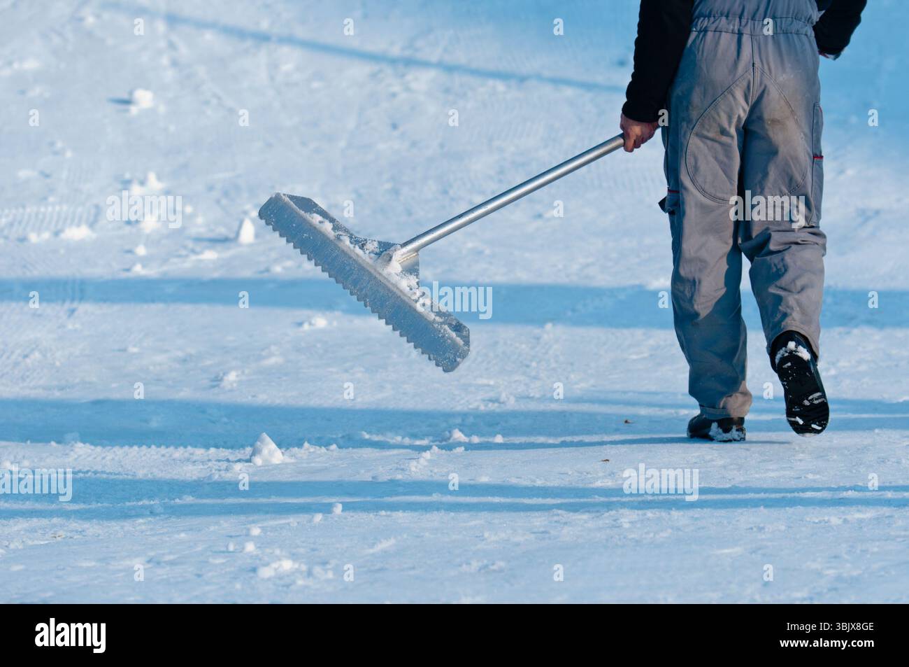 Cleaning snow from road hi-res stock photography and images - Alamy
