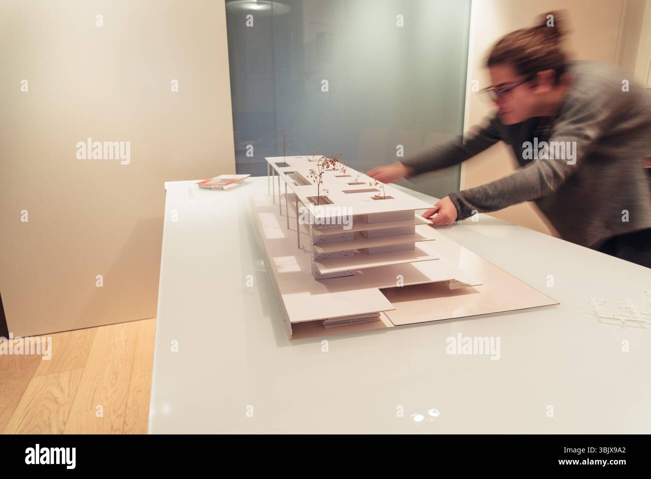 Young architect construction model hi-res stock photography and images ...