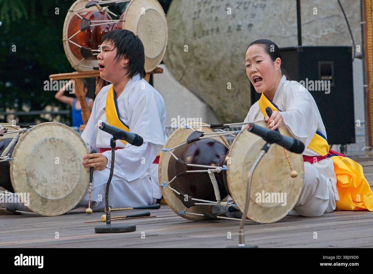 Traditional Korean band, Pusan Stock Photo - Alamy