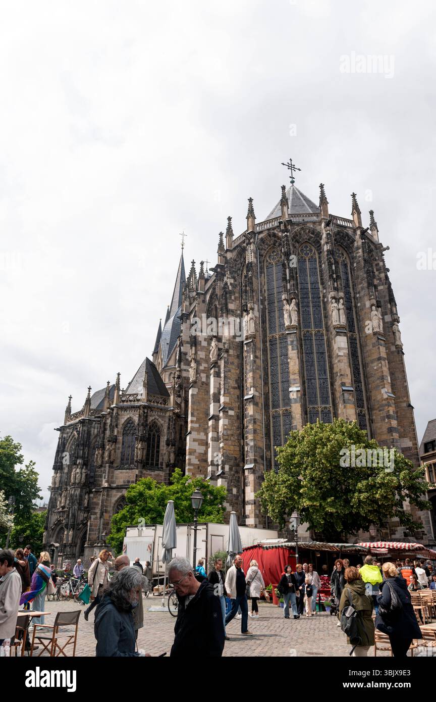 Aachen Germany 7th June 2025. Aachen cathedral / Aachener Dom church ...