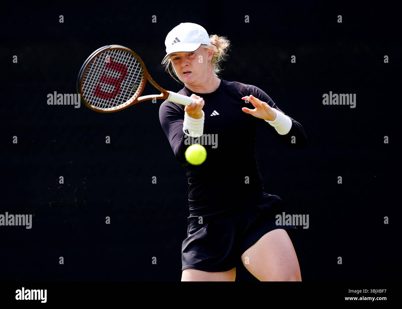 Francesca Jones in action against Harriet Dart on day two of the Lexus ...