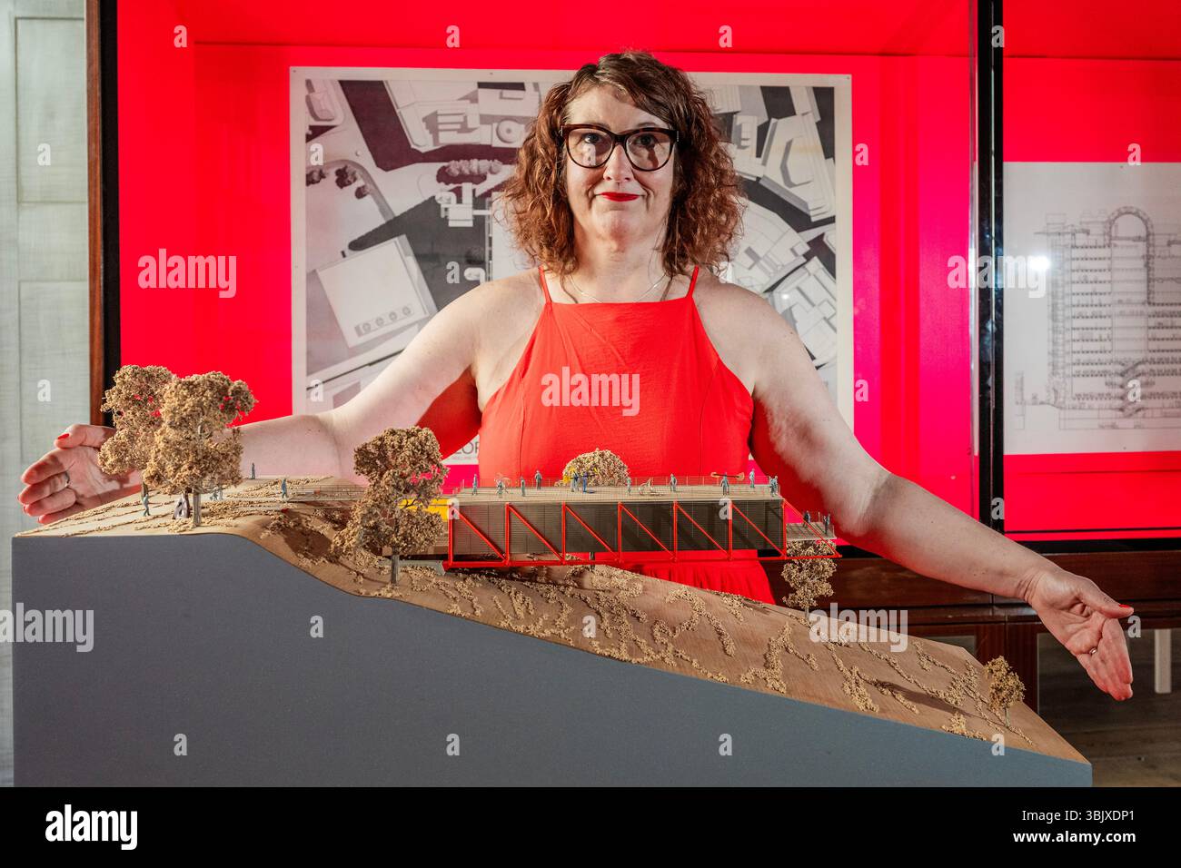 London, UK. 17th June, 2025. Ab Rogers with Richard Rogers Drawing ...