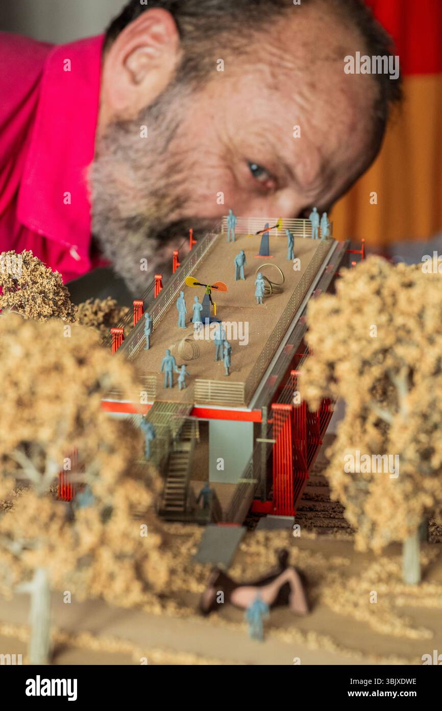 London, UK. 17th June, 2025. Ab Rogers with Richard Rogers Drawing ...