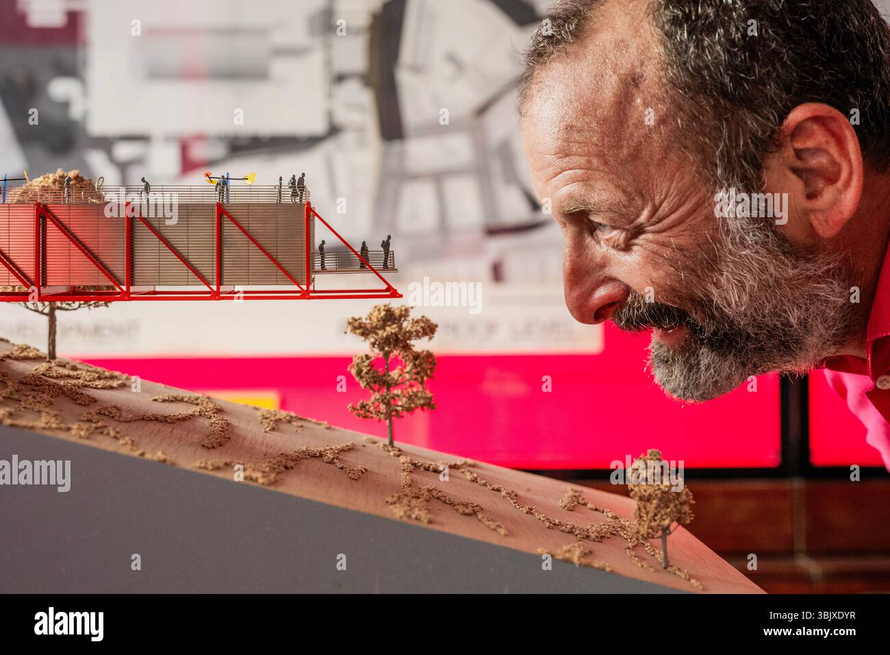 London, UK. 17th June, 2025. Ab Rogers with Richard Rogers Drawing ...