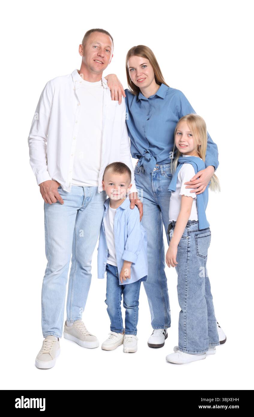 Family bonding positive lifestyle Cut Out Stock Images & Pictures - Alamy