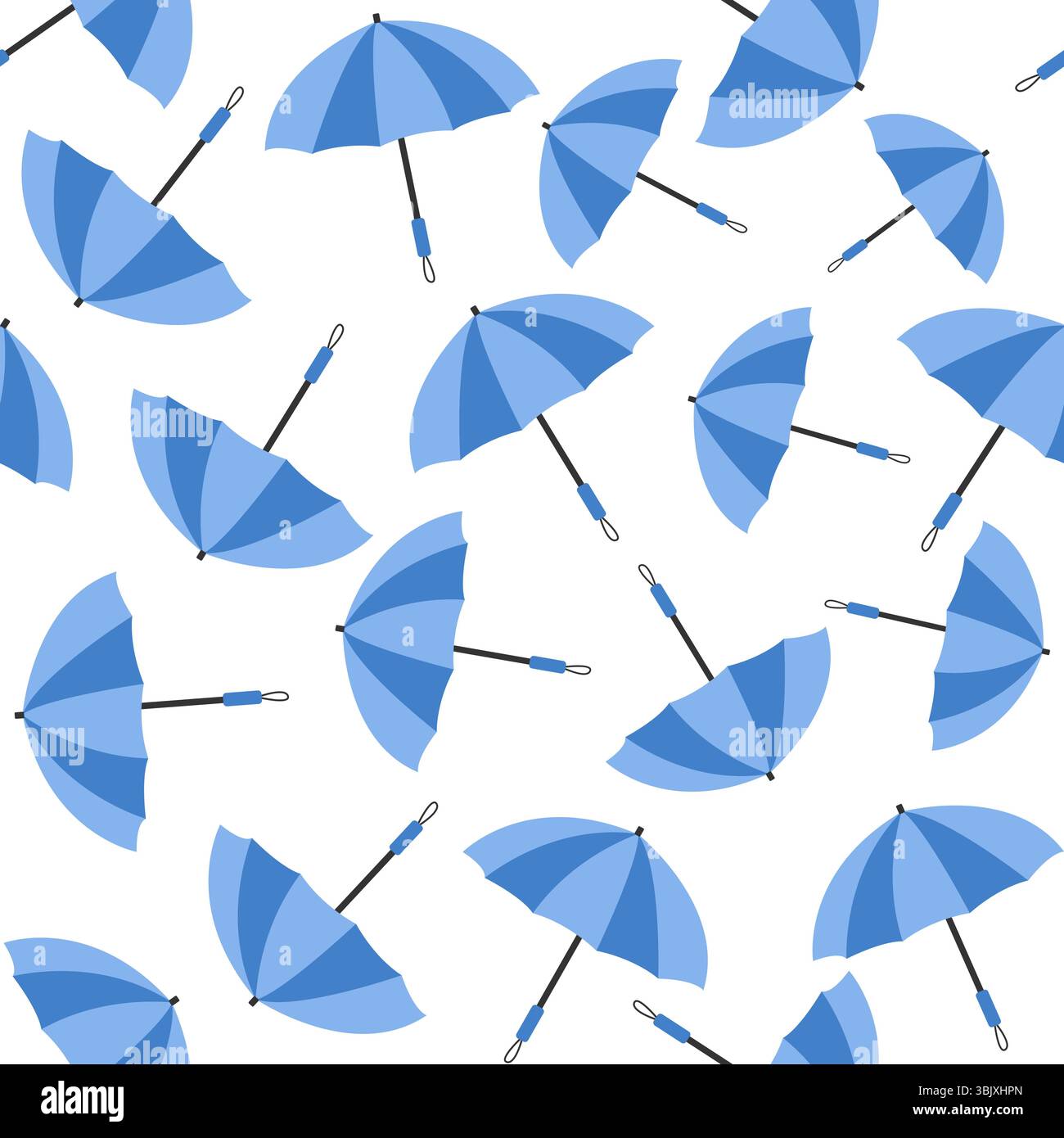 Simple rain pattern blue Cut Out Stock Images & Pictures - Alamy