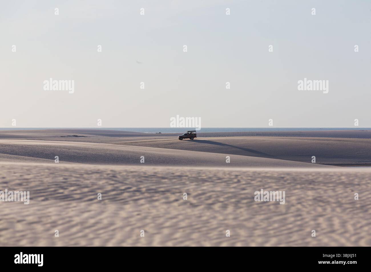 Lagoons in the desert of Lencois Maranhenses National Park, Brazil ...