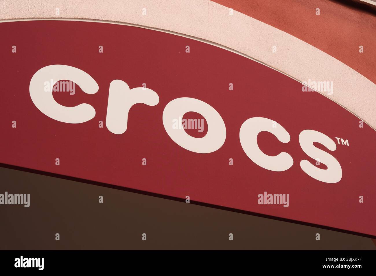 Shanghai,China-April 5th 2025: Crocs brand company logo Stock Photo - Alamy
