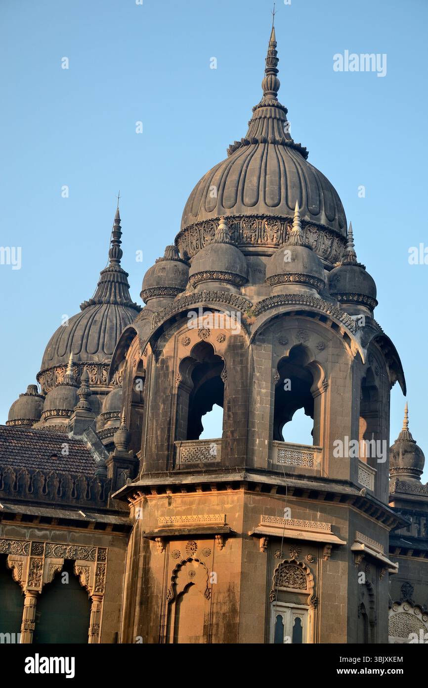 Partial view of The New Palace, built in black polished stone and took ...