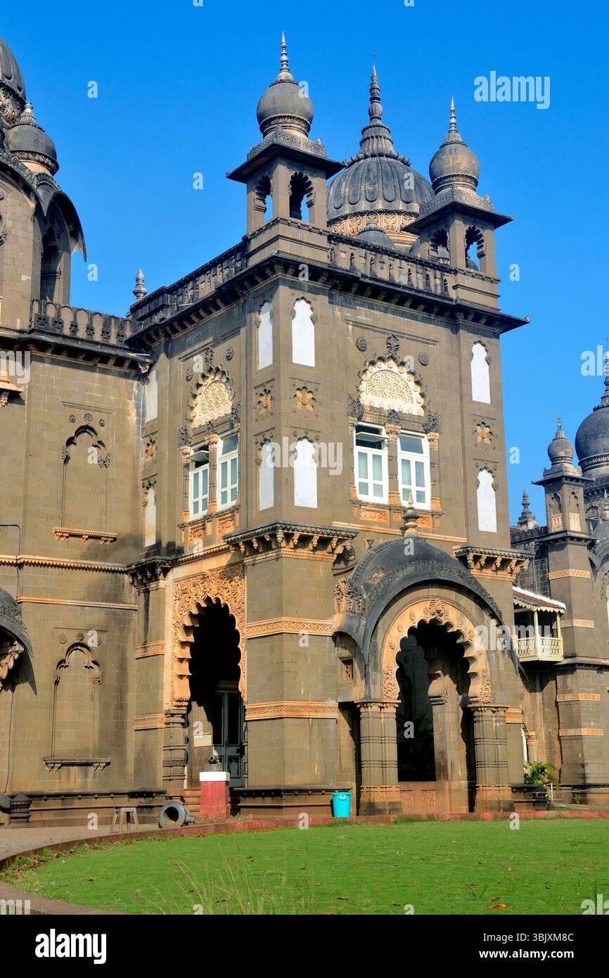 Partial view of The New Palace, built in black polished stone and took ...
