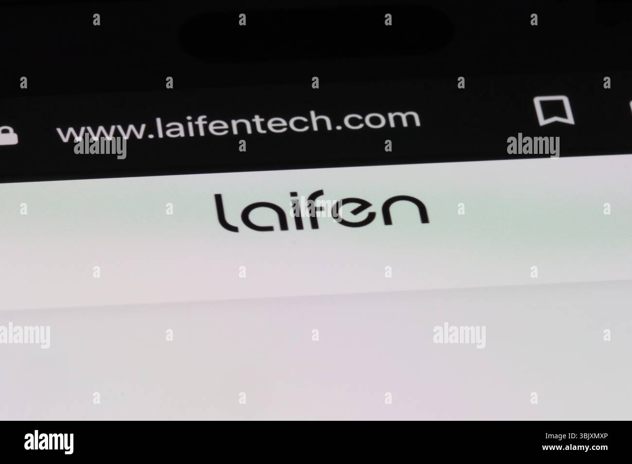 Shanghai,China-June 12th 2025: Laifen company brand logo on website ...