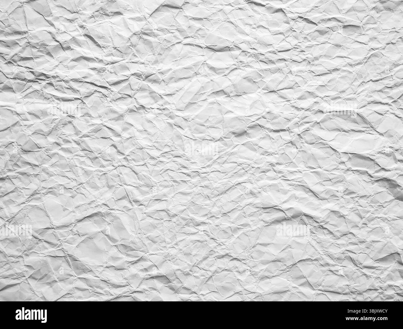 Abstract white crumpled paper hi-res stock photography and images - Alamy