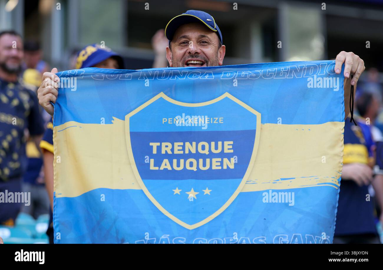 Boca Juniors fans support their team during the FIFA Club World Cup ...