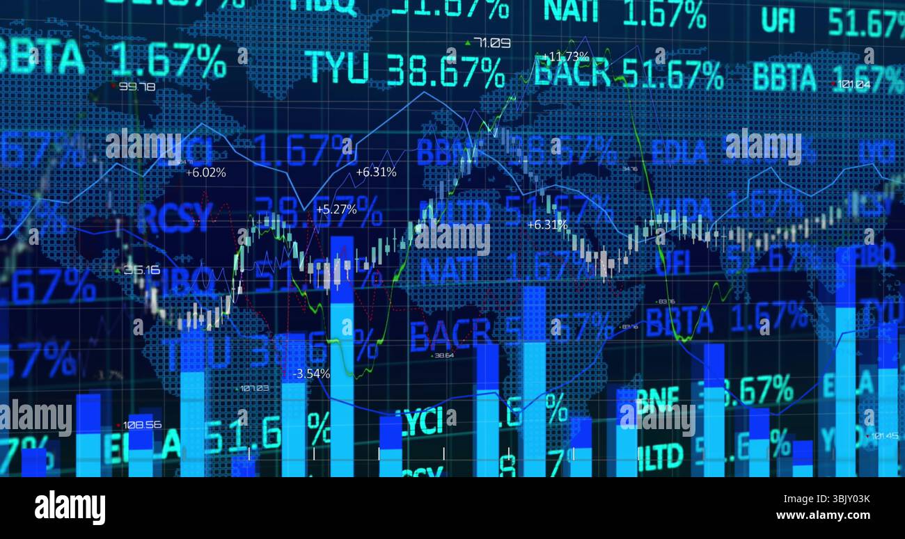 Digital trading displaying on hi-res stock photography and images - Alamy