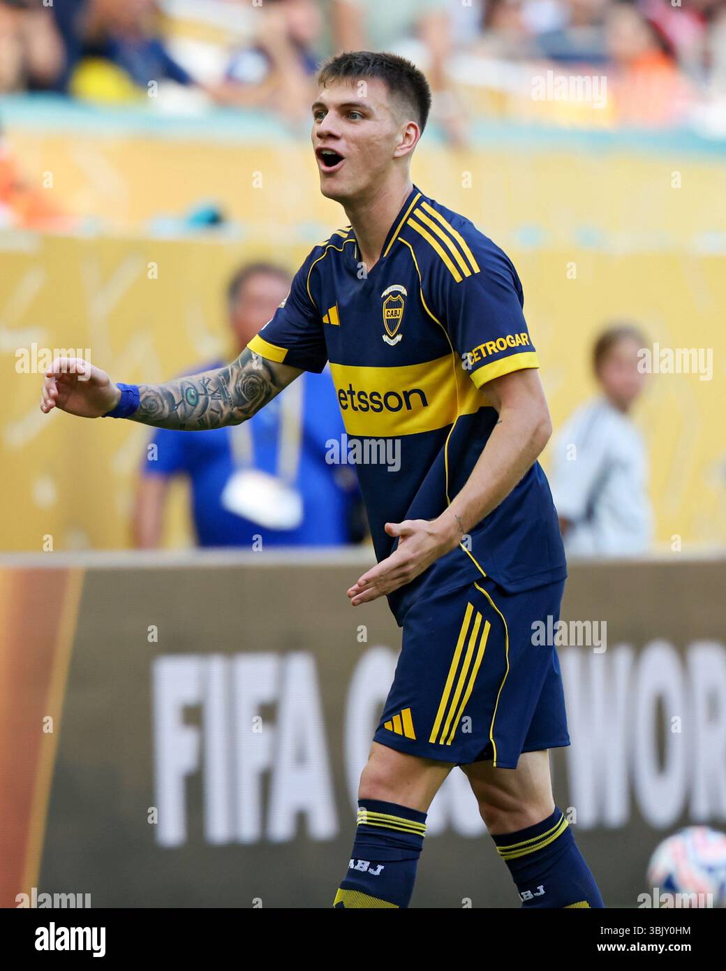 Kevin Zenón of Boca Juniors looks on during the FIFA Club World Cup ...