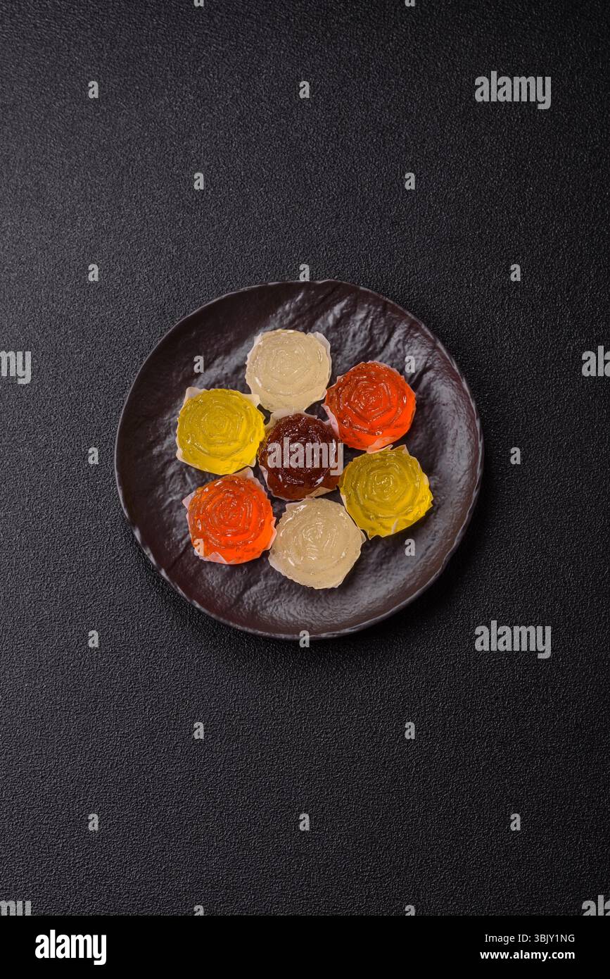 Portion assorted flavors gummy hi-res stock photography and images - Alamy