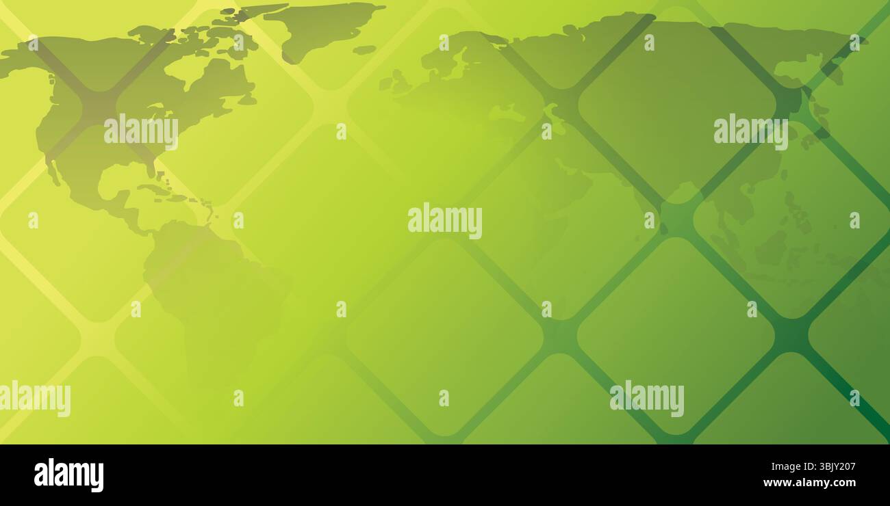 Abstract vector background featuring a dark world map overlaid with a ...