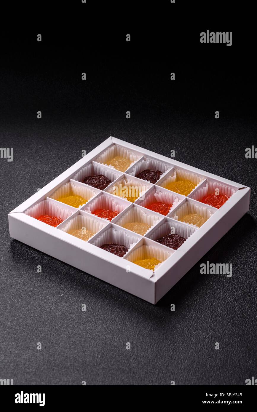 Portion assorted flavors gummy hi-res stock photography and images - Alamy