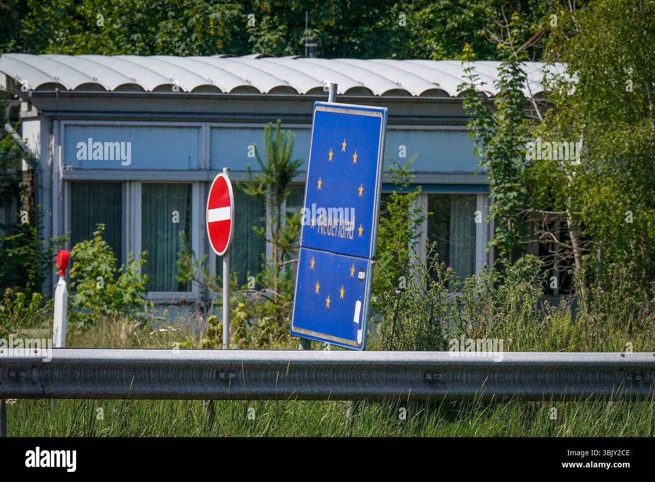 Niederlande, deutsch-niederländische Grenze, Europa, EU, Schengenraum ...