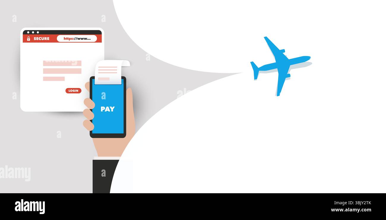 Flight booking receipt hi-res stock photography and images - Alamy