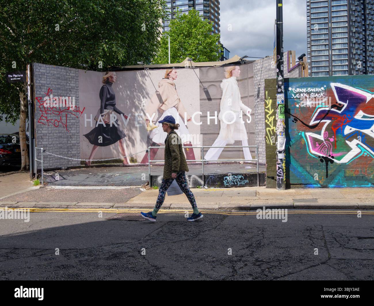 Hoarding ad shoreditch hi-res stock photography and images - Alamy
