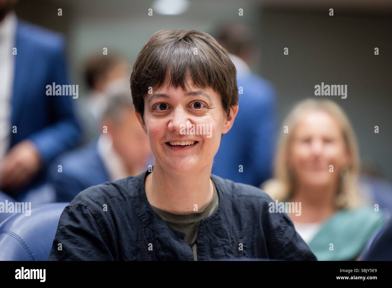 THE HAGUE - Agnes Joseph (NSC) after the end of weekly question time in ...
