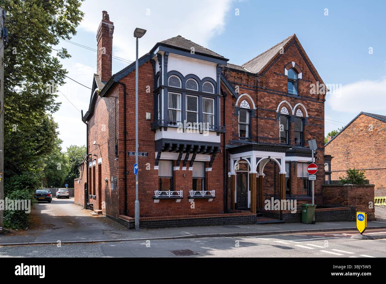 Former railway manager's house in town centre of Crewe Cheshire UK ...
