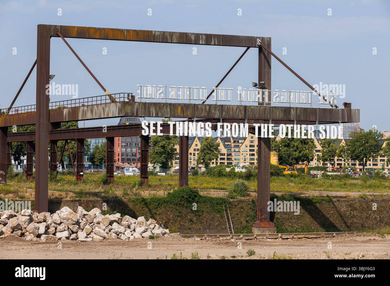 the art installation See things from the other side by Tim Etchells at ...