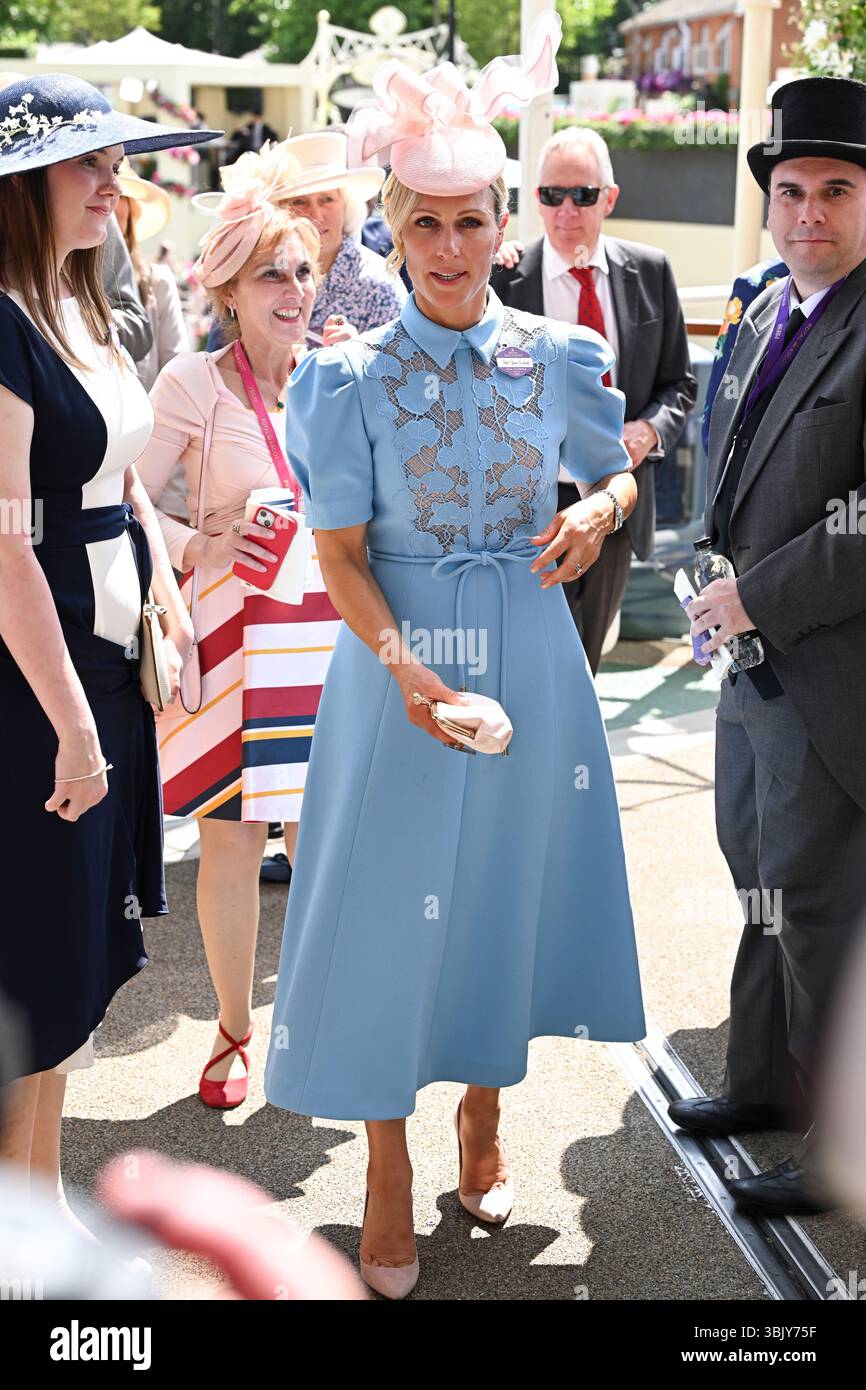 London, UK. June 17th, 2025. Zara Tindall attending Day One of Royal ...