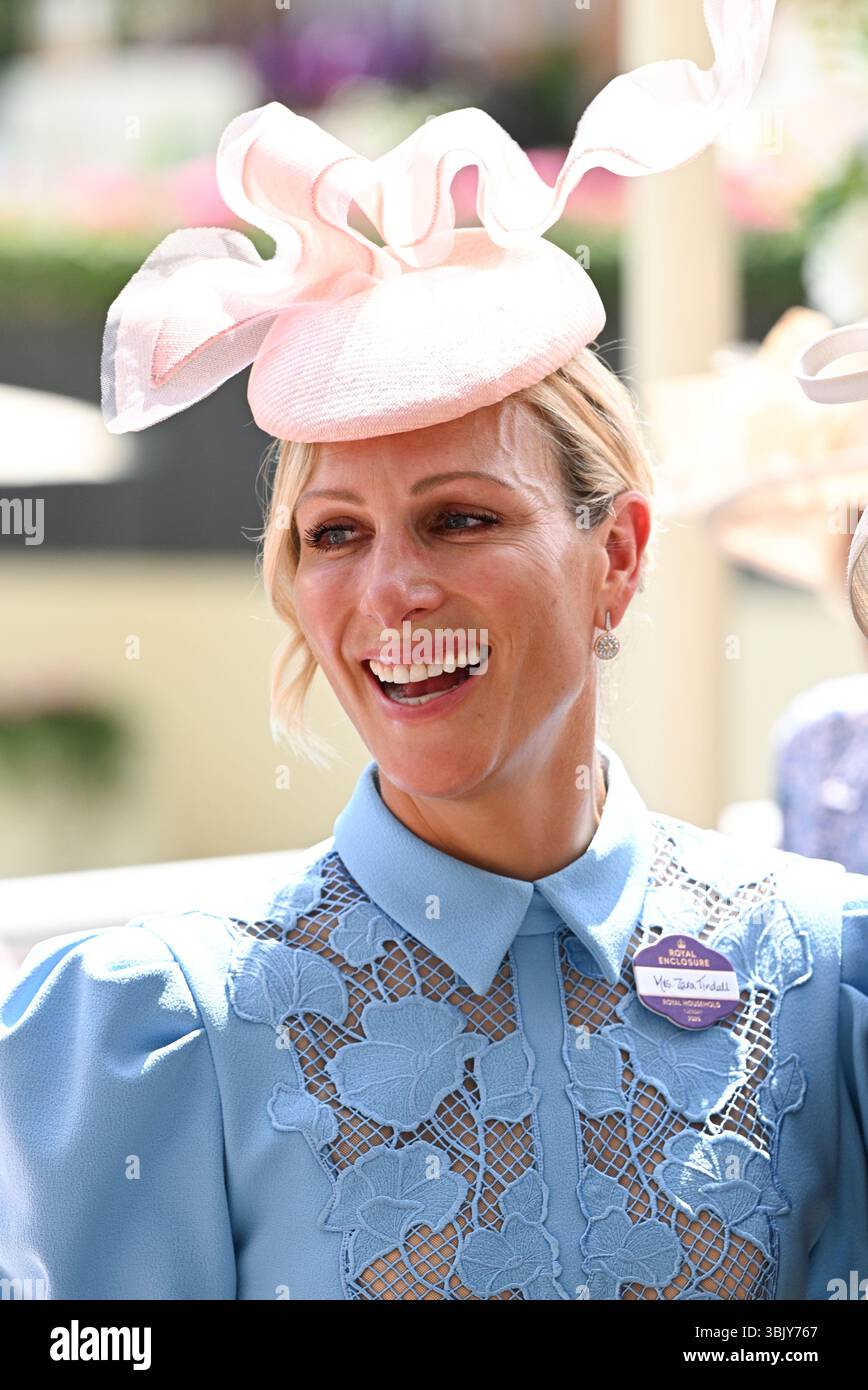 London, UK. June 17th, 2025. Zara Tindall attending Day One of Royal ...
