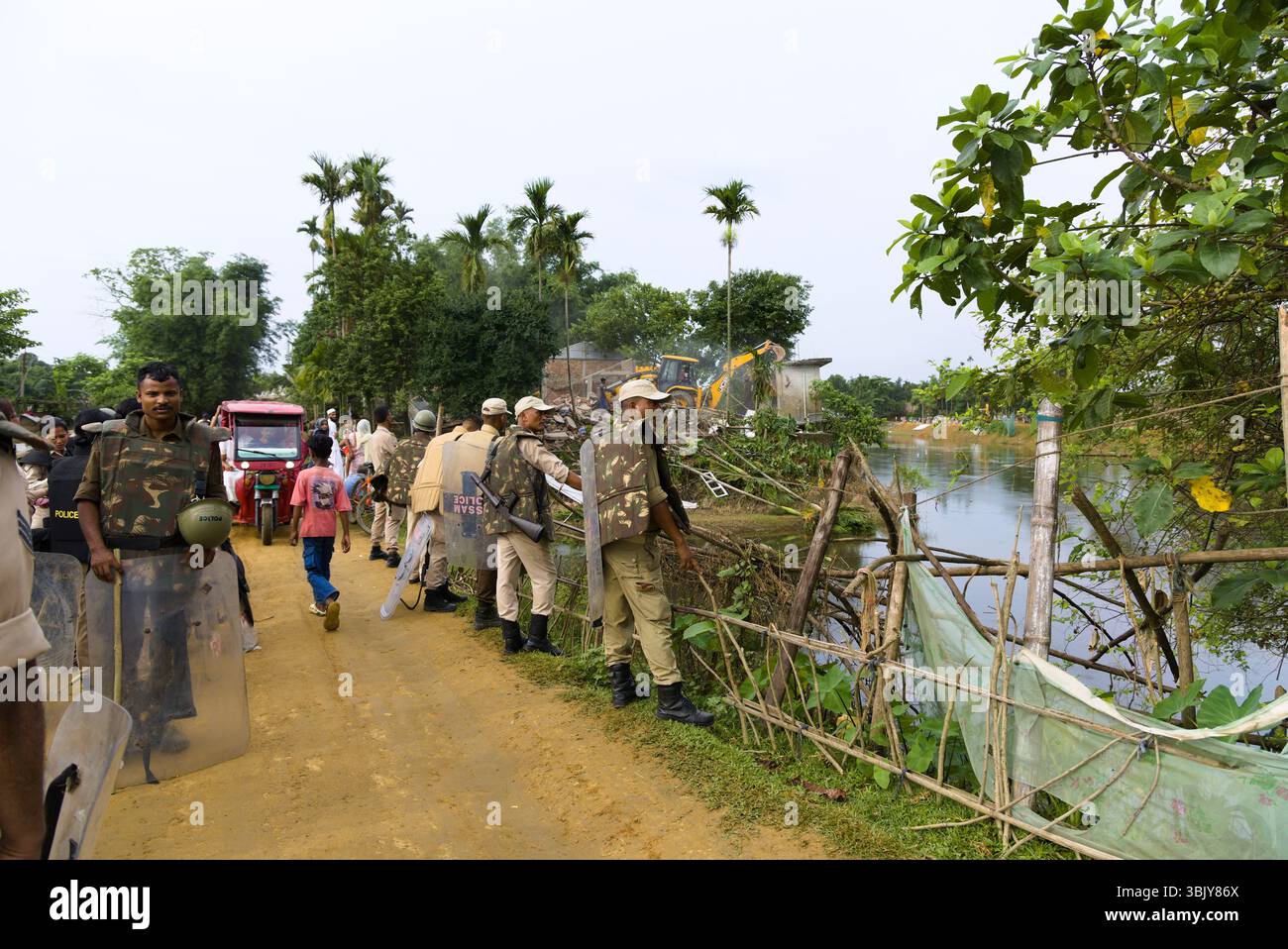 Goalpara district administration demolished more than 660 homes of mostly Muslim families at ...