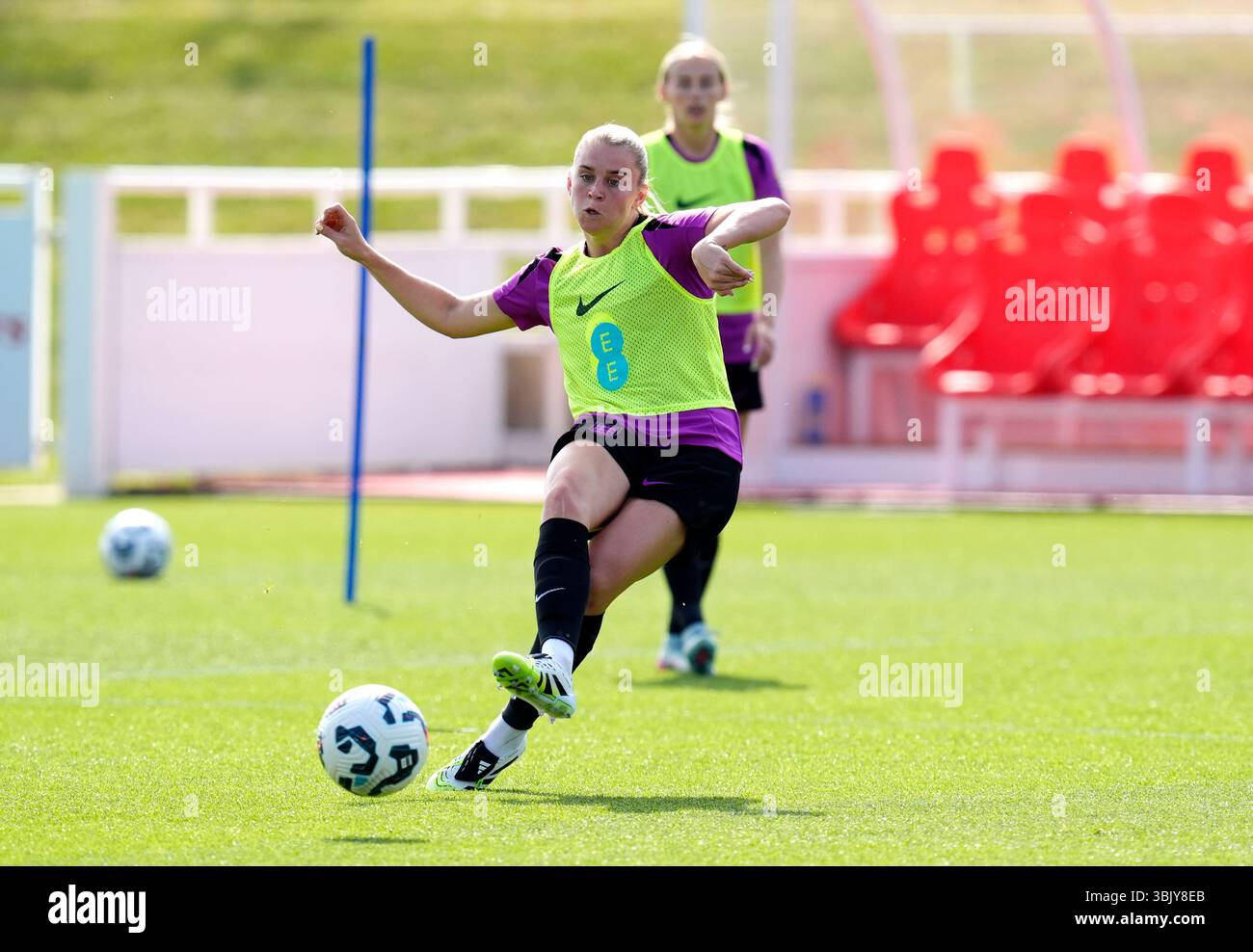 England's Alessia Russo during a training session at St George's Park ...