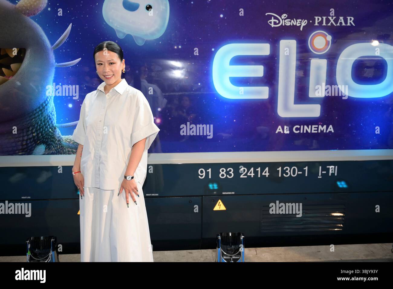 Domee Shi attends the photocall of Disney movie "Elio" at Termini ...