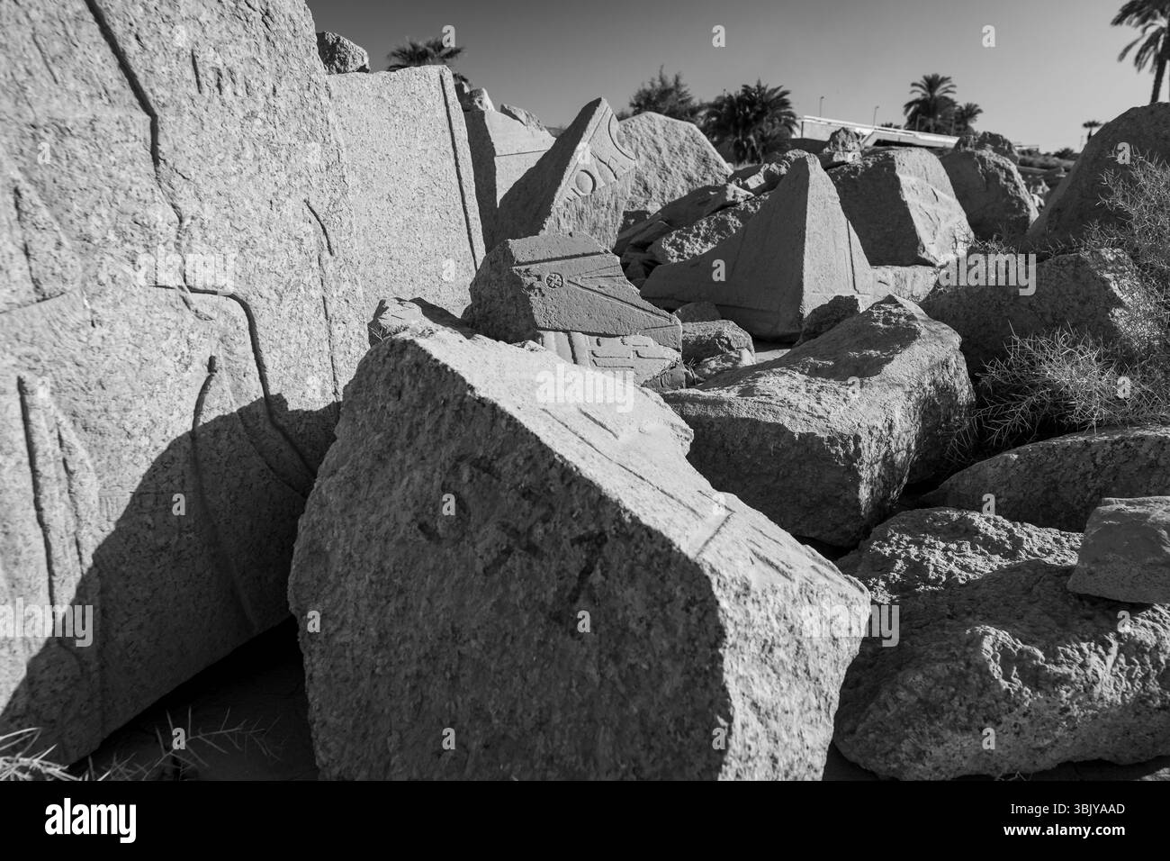 Ancient archaeological site on Black and White Stock Photos & Images ...