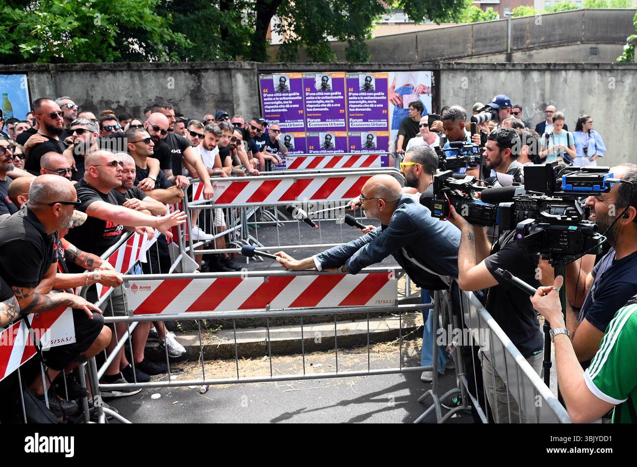 Milan, Double Curve Investigation, trial in the Bunkef courtroom of ...