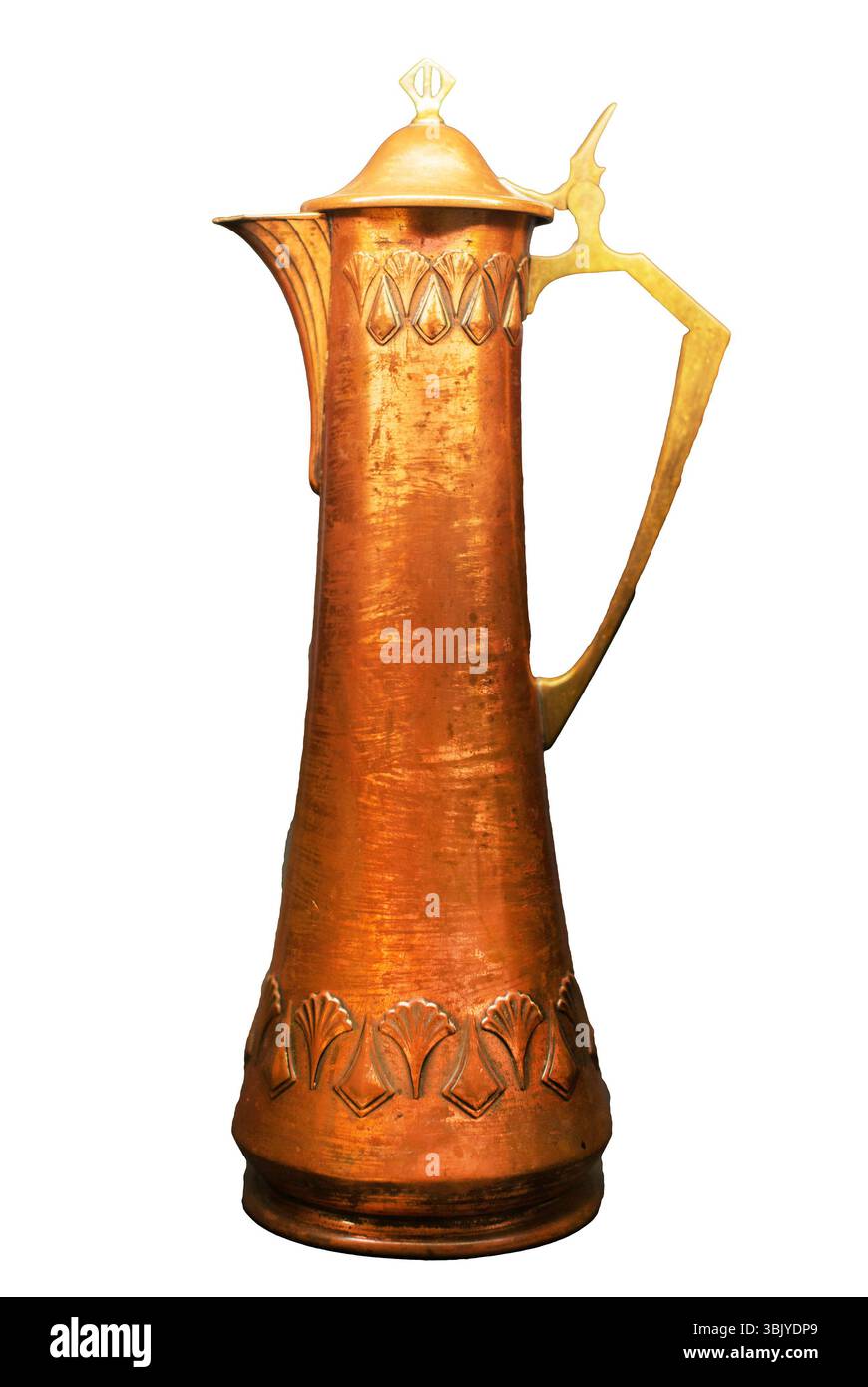 Old metallic jug ancient Cut Out Stock Images & Pictures - Alamy