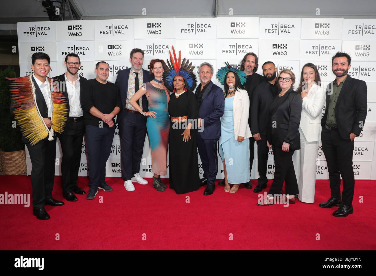 NEW YORK, NEW YORK - JUNE 14: Eric Terena, Juma Xipata, Guests, and ...