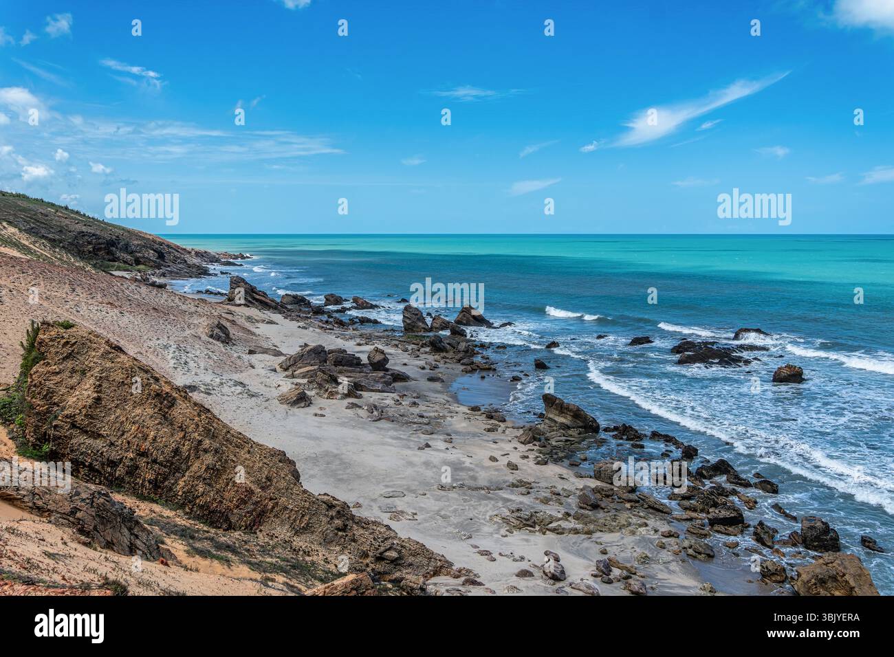 Victory Beach, Praia da Vitoria at Jijoca de Jericoacoara, Ceara in ...