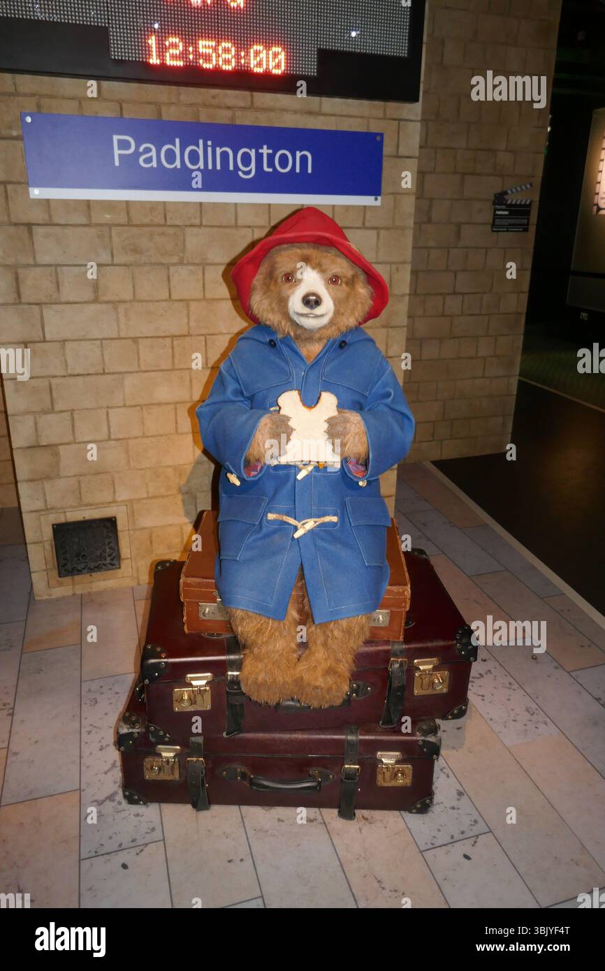 London, England 1st June 2025 Paddington Bear Wax Figure at Madame ...