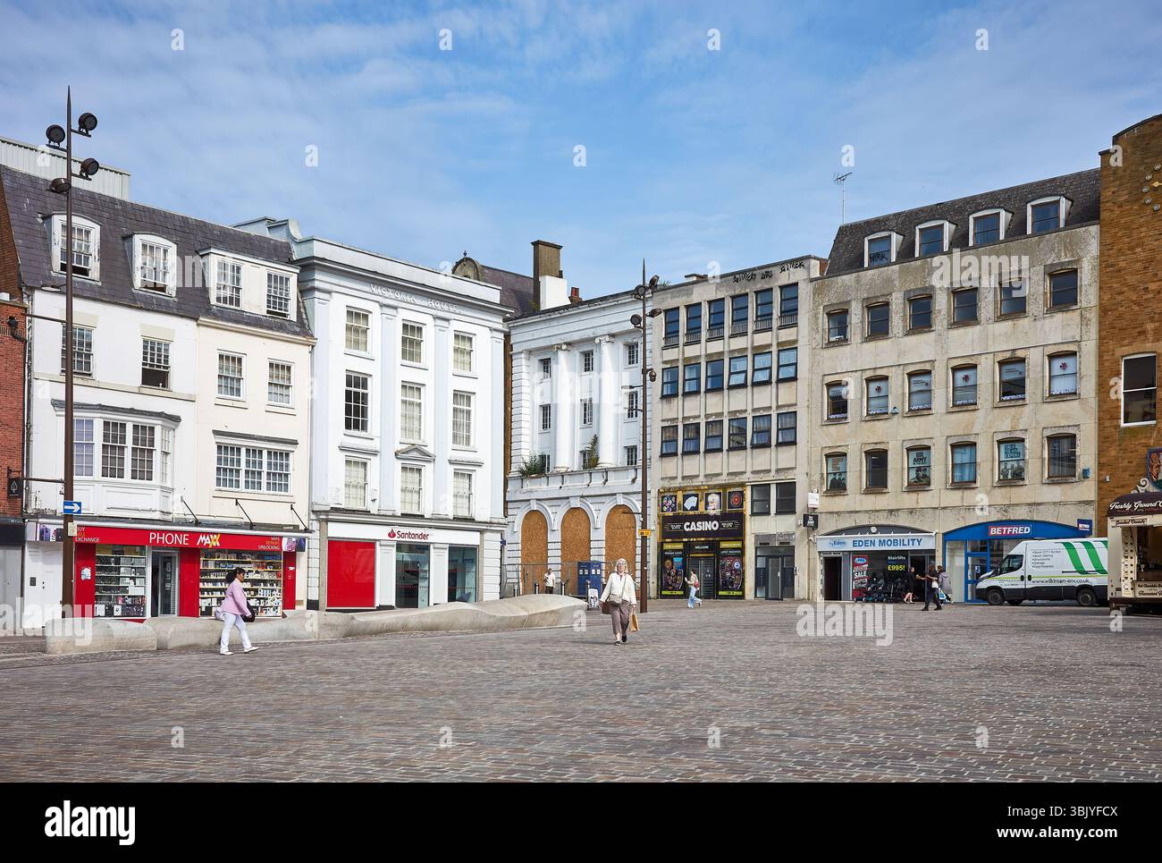 Market Square, Northampton, England Stock Photo - Alamy