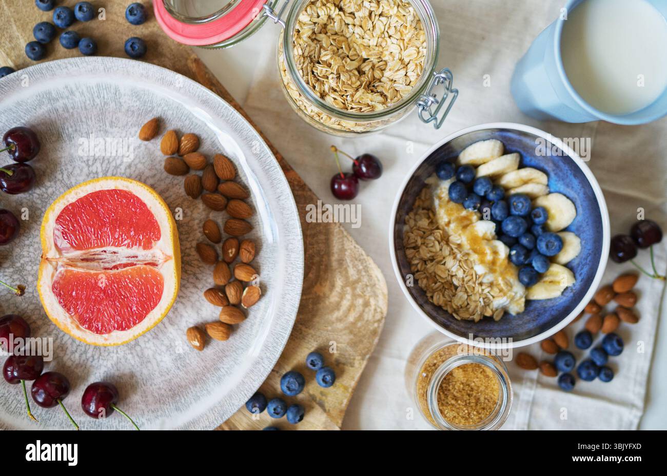 Healthy nutritious organic yogurt hi-res stock photography and images ...