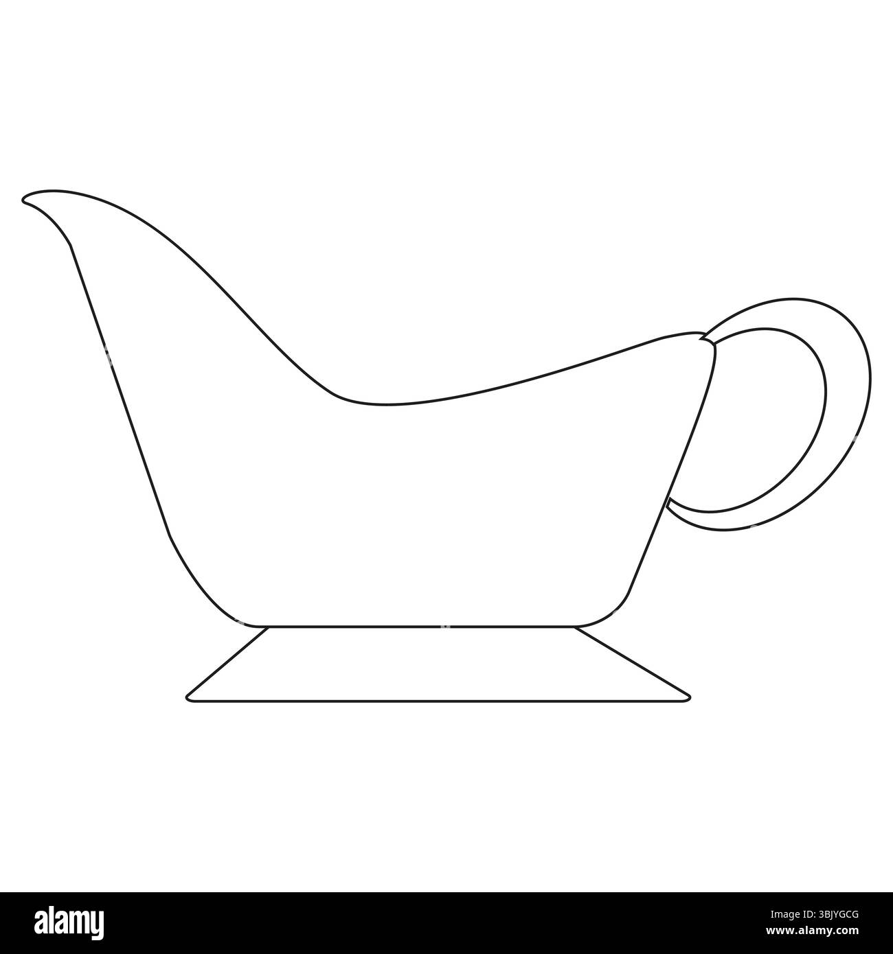 Gravy boat silhouette Stock Vector Images - Alamy