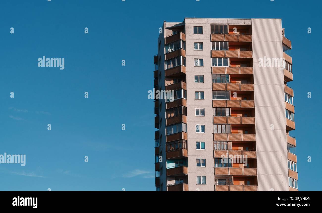 Apartment complex balconies hi-res stock photography and images - Alamy