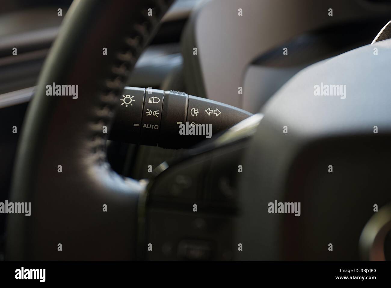 Switch for headlights and turn signals Stock Photo - Alamy