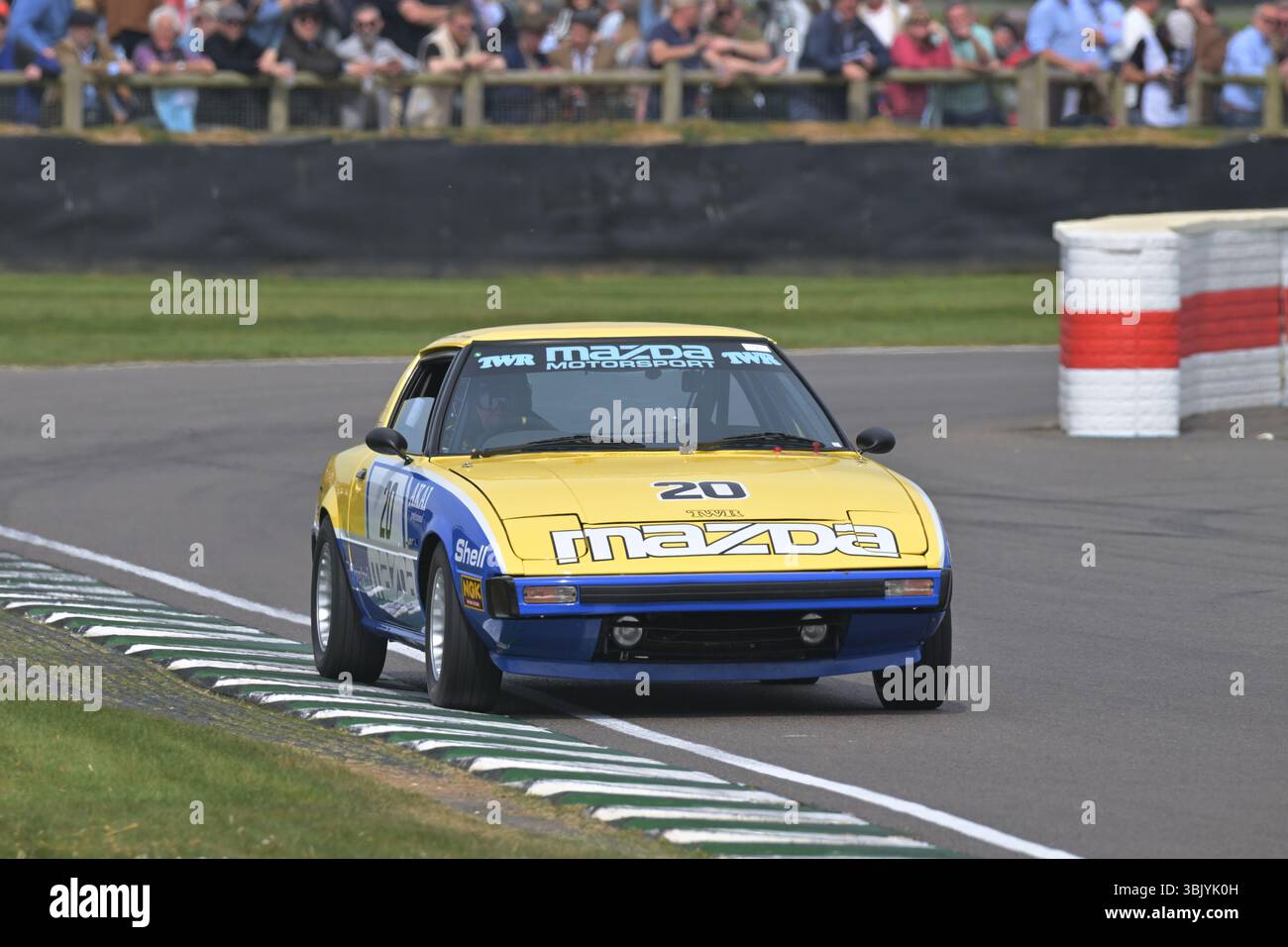 Alex Taylor, Emanuele Pirro, Mazda RX-7, Win Percy Trophy for Group 1 ...