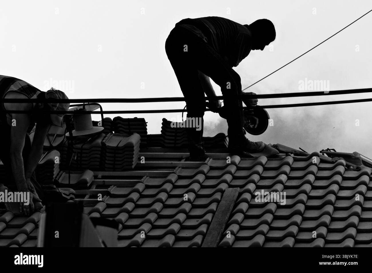 Hard working people Black and White Stock Photos & Images - Alamy