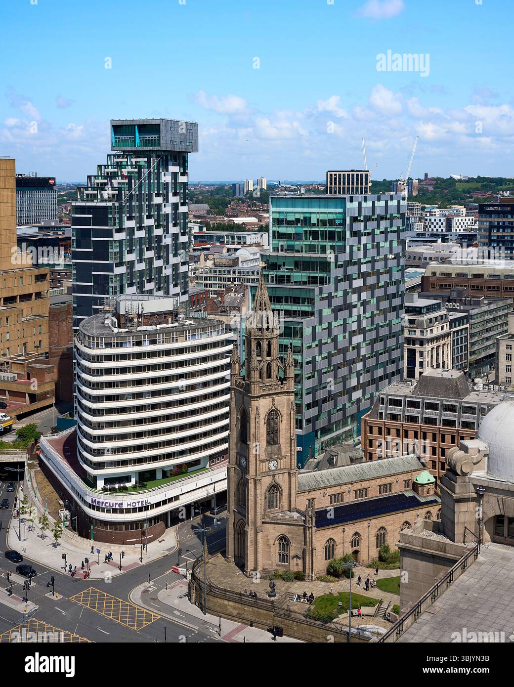 Aerial View of Liverpool Parish Church (Our Lady and Saint Nicholas ...