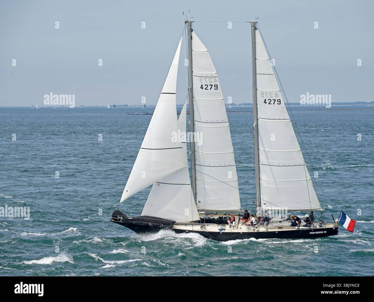 Pen Duick III (1967), designed by Eric Tabarly, Gulf of Morbihan Week ...