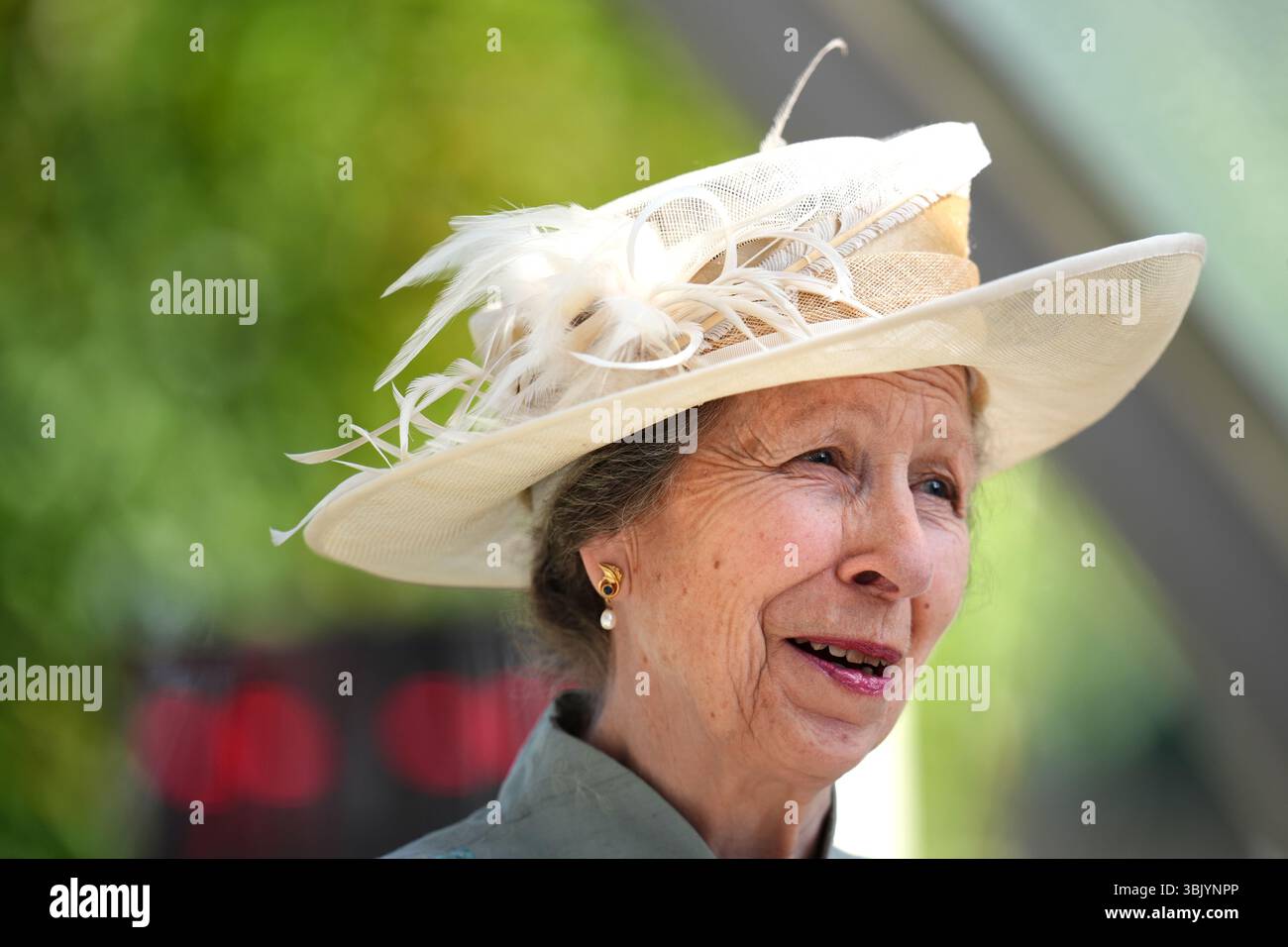 The Princess Royal ahead of a trophy presentation following the St ...
