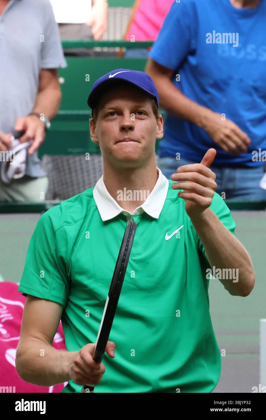 Halle, Germany. 17th June, 2025. Tennis COURT WORTMANN OPEN, Jannik ...